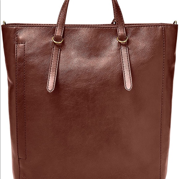 Fossil | Bags | Fossil Camilla Convertible Large Leather Backpack Never ...